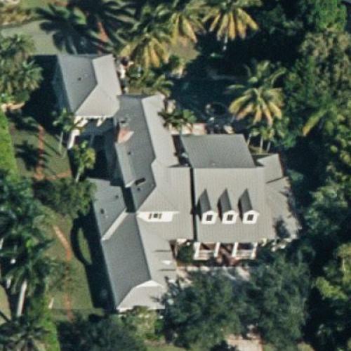 Rick Horrow's house in Jupiter, FL (Bing Maps)