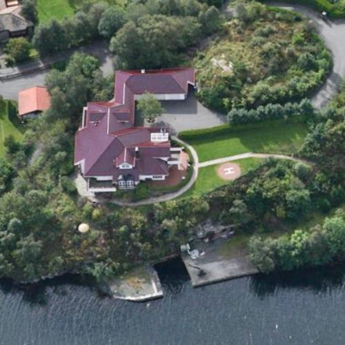 Helge Eide Knudsen's House in Bergen, Norway (Bing Maps)