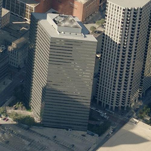 'One Dallas Center' by I.M. Pei in Dallas, TX (Google Maps)
