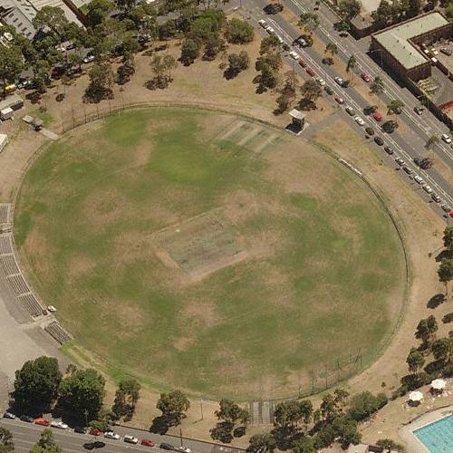 Arden Street Oval in North Melbourne, Australia (Google Maps)