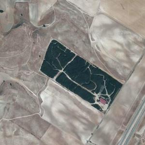 Tire Pile Fire in Seseña, Spain - Virtual Globetrotting