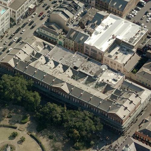 Pontalba Buildings in New Orleans, LA (Bing Maps)