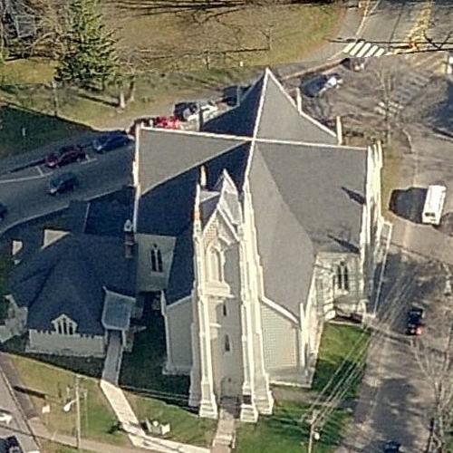 'First Parish Church' by Richard Upjohn in Brunswick, ME - Virtual ...