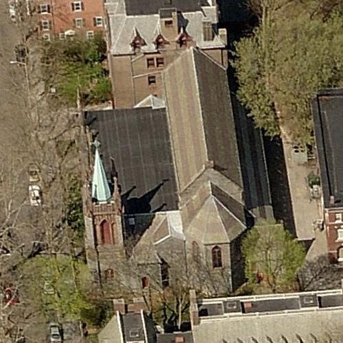 'St. Stephen's Church' by Richard Upjohn in Providence, RI (Bing Maps)