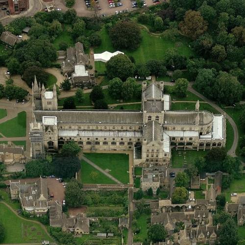 Peterborough Cathedral in Peterborough, United Kingdom (Google Maps)
