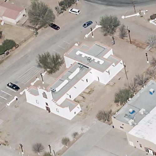 Socorro Mission in Socorro, TX (Google Maps)
