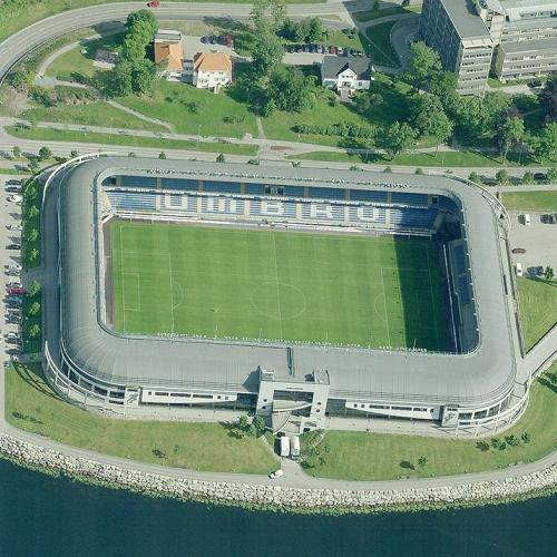 Aker Stadion in Molde, Norway (Google Maps)