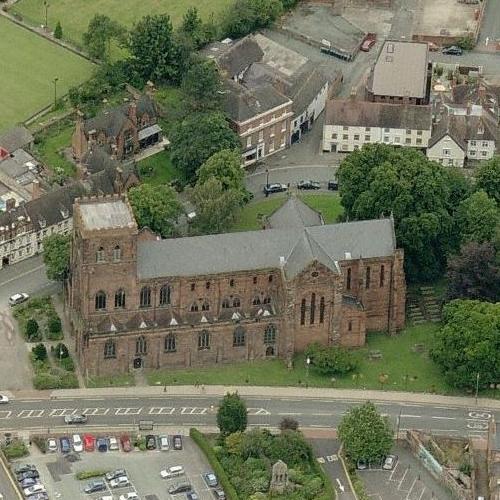 Shrewsbury Abbey in Shrewsbury, United Kingdom (Google Maps)