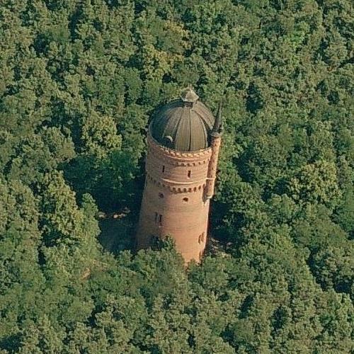 Cottbus water tower in Cottbus, Germany (Google Maps)