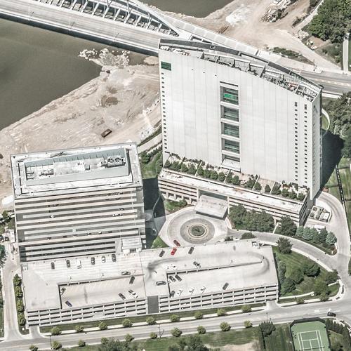 'Miranova Place' by Arquitectonica in Columbus, OH (Bing Maps)