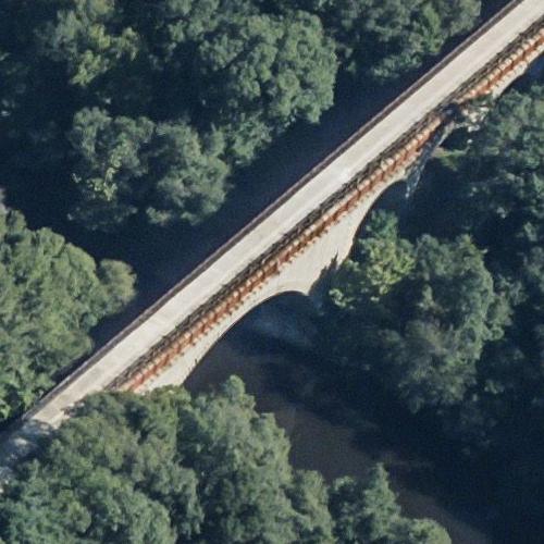 Echo Bridge in Needham, MA (Google Maps)