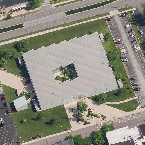 'Michigan City Public Library' by Helmut Jahn in Michigan City, IN ...