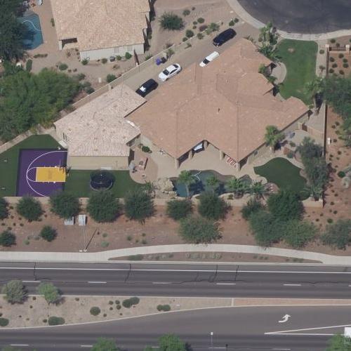 Larry Foote's house in Chandler, AZ (Google Maps)