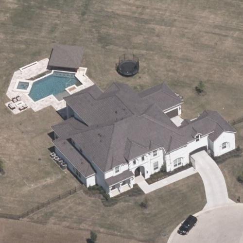 Brice McCain's house in Lucas, TX (Google Maps)