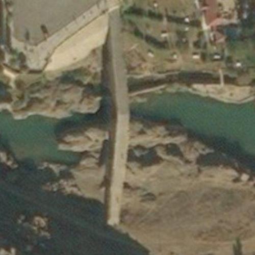 Pira Delal Bridge in Zakhu, Iraq (Google Maps)