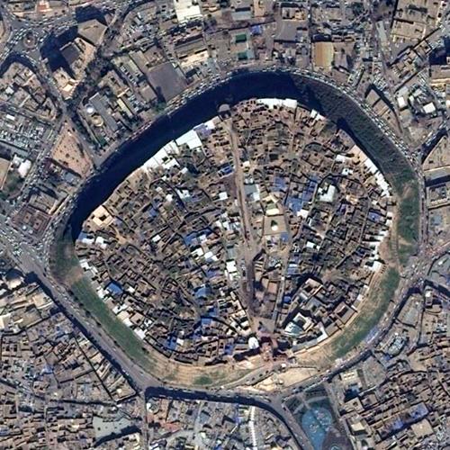 Erbil castle in Erbil, Iraq (Google Maps)