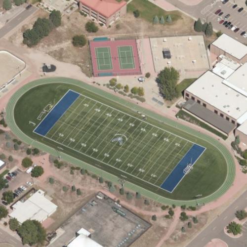 Peterson Space Force Base football field in Colorado Springs, CO ...
