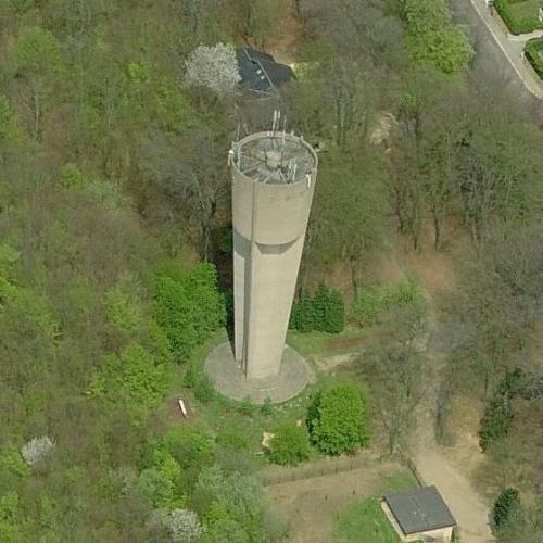 Hesperange water tower in Hesperange, Luxembourg (Google Maps)