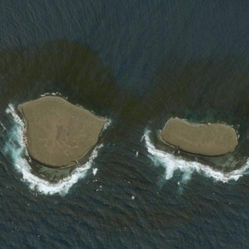 Brandy Island & Whiskey Island in Sea Lion Island, Falkland Islands ...