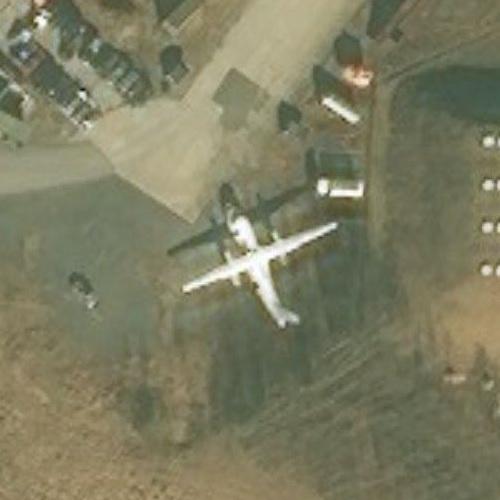 DHC-8-103 in Rygge, Norway (Google Maps)