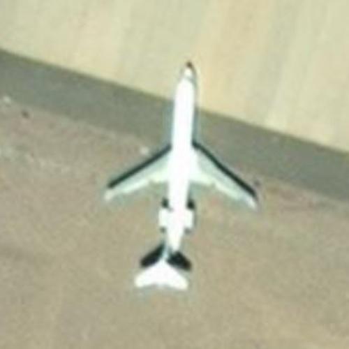 B727-256 in Aqaba, Jordan (Google Maps)