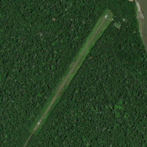 Manú Airport in Boca Manú, Peru (Google Maps) (#2)