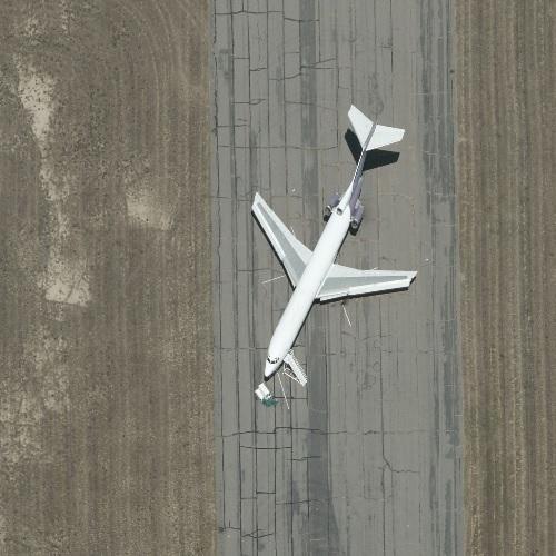 B727-225F in Billings, MT (Google Maps)