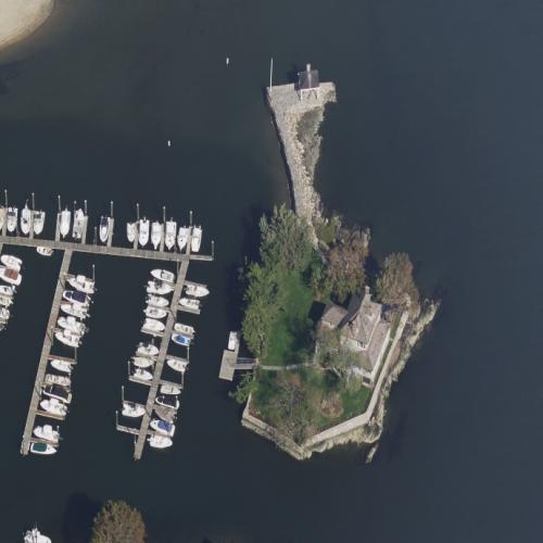 Rich Island in Greenwich, CT (Google Maps)