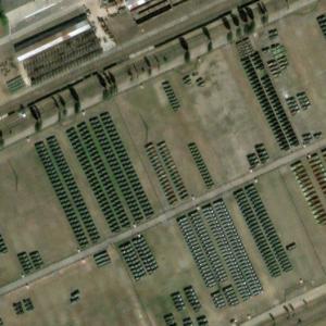 Russian deployment depot near Ukrainian border in Kamensk-Shakhtinskiy ...