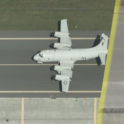 Boeing P-3 Orion taxiing in Jacksonville, FL - Virtual Globetrotting