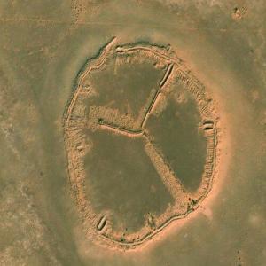 Upside Down Peace Sign in El Salloum, Egypt - Virtual Globetrotting