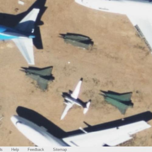 Saab 35s in Mojave, CA (Google Maps)