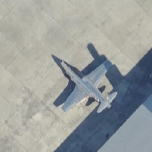 Lockheed F-94 in San Marcos, TX (Google Maps)
