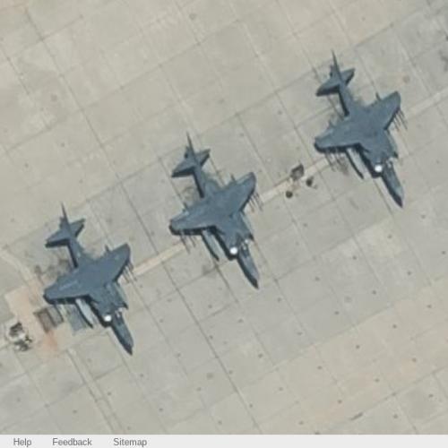 AV-8s parked in Key West, FL (Google Maps)
