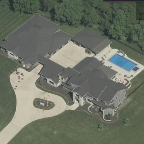 Fred Jackson's house in Ankeny, IA (Bing Maps)