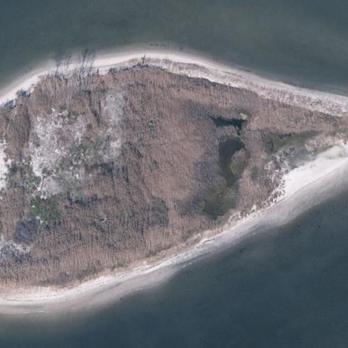 John Boyle Island in Mastic Beach, NY (Google Maps)
