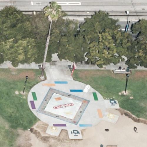 World S Largest Monopoly Board In San Jose Ca Virtual Globetrotting