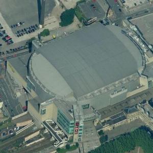 Manchester Arena and Victoria Station in Manchester, United Kingdom ...