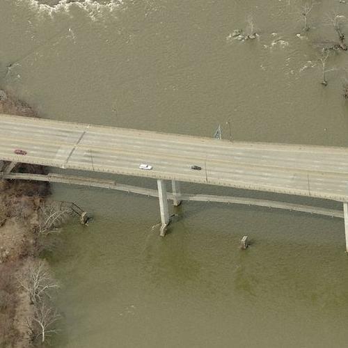 Pedestrian Bridge underneath the Robert E Lee Bridge in Richmond, VA ...