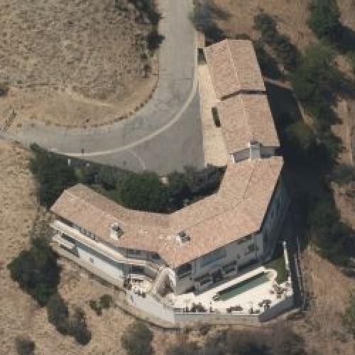 Randy Wolf's House in Los Angeles, CA (Bing Maps)