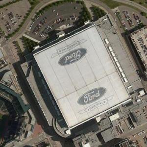 Ford Field in Detroit, MI - Virtual Globetrotting