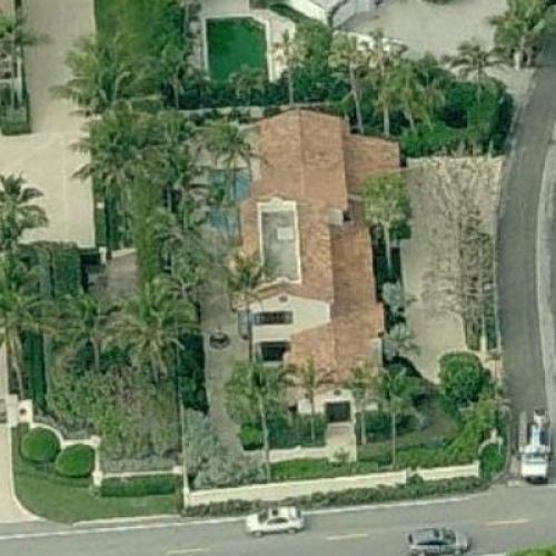 Gary Knapp's house in Palm Beach, FL (Google Maps)